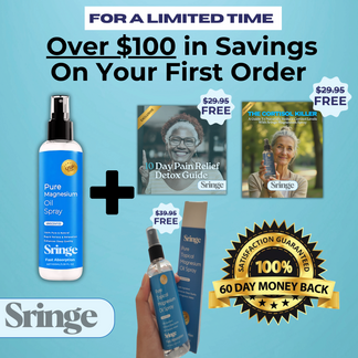 Pain Relief Topical Magnesium Spray® – Sringe
